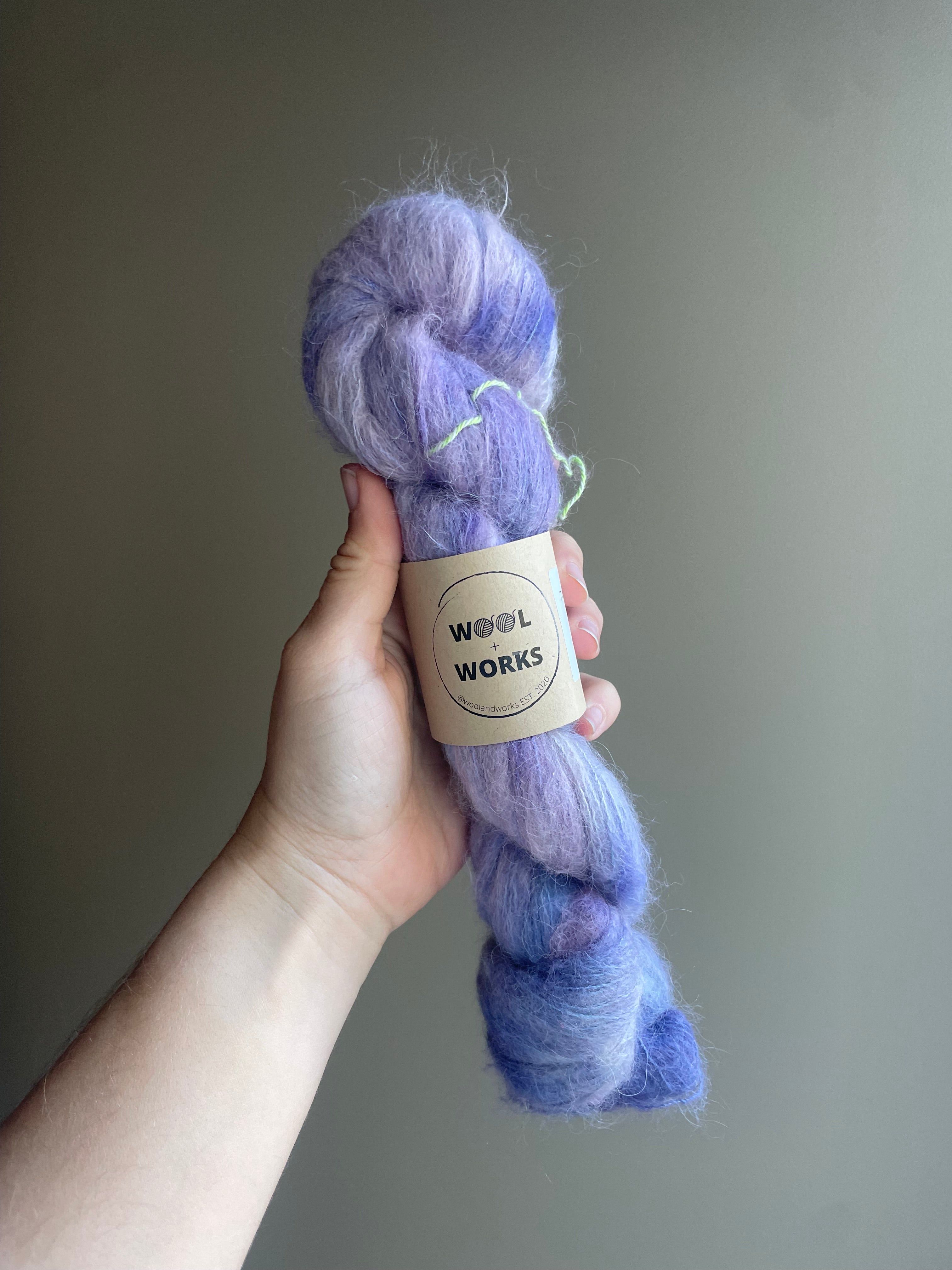 IN STOCK OOAK Suri Silk Lace Yarn - Hand Dyed Yarn – woolandworks
